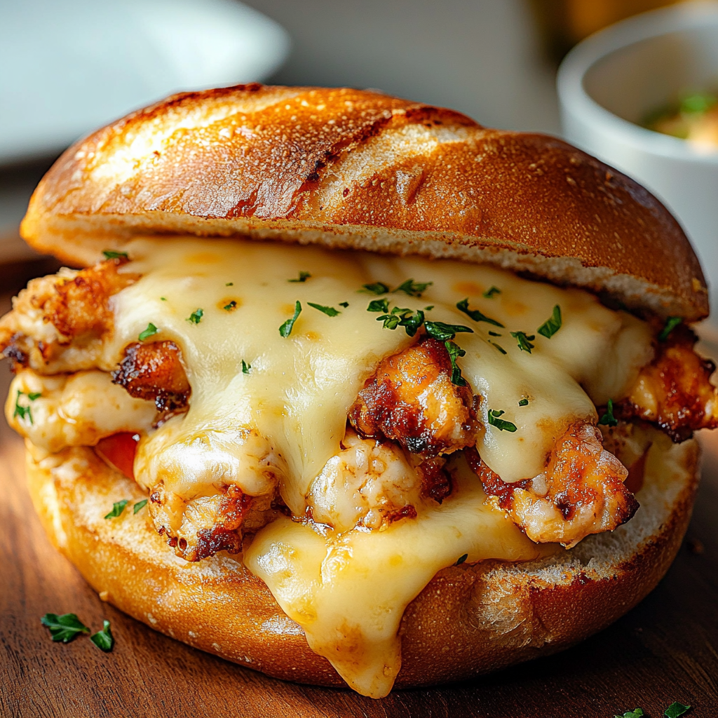 Melty Cheesy Chicken Sandwich - Daily Family Meals | Tasty Recipes
