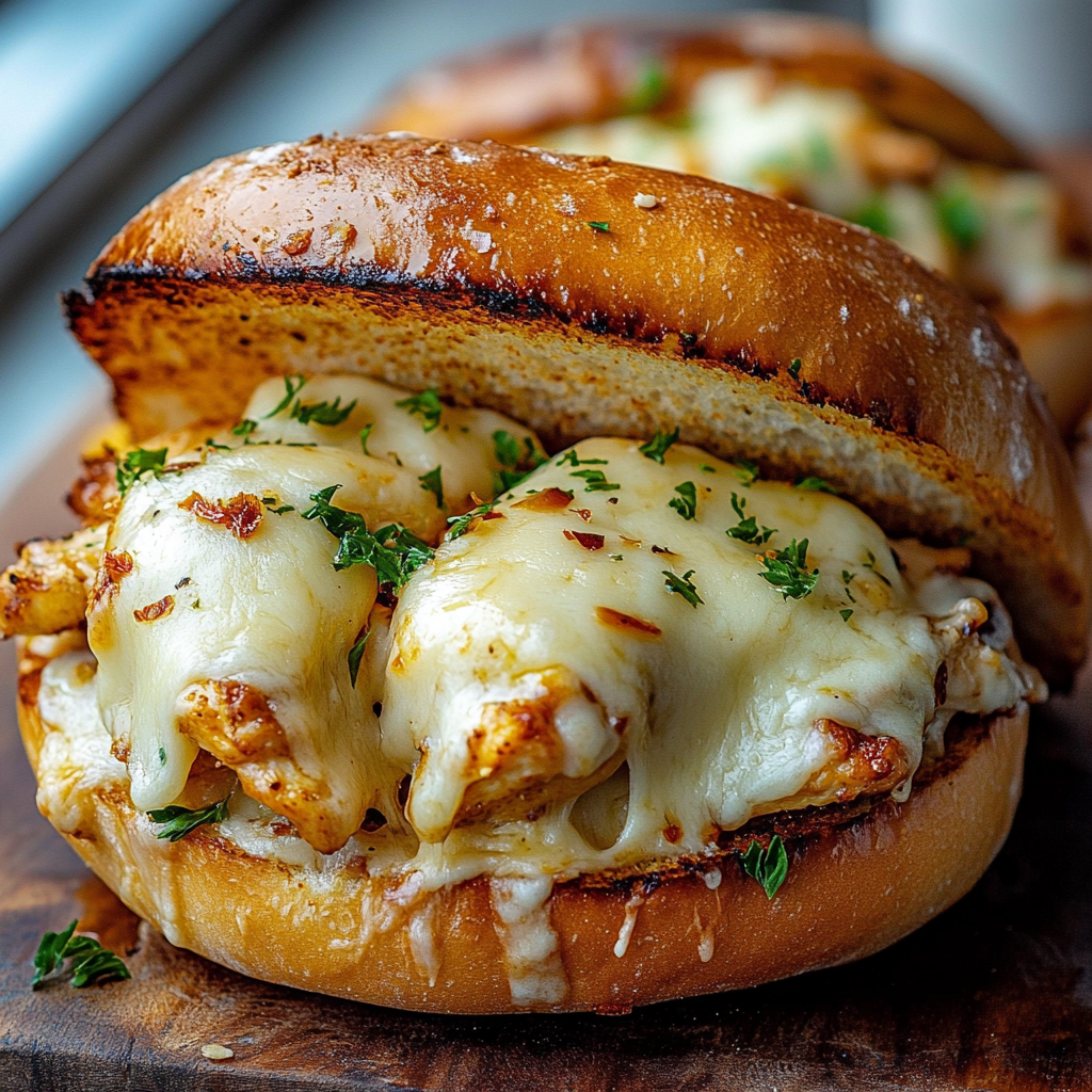 Melty Cheesy Chicken Sandwich - Daily Family Meals | Tasty Recipes