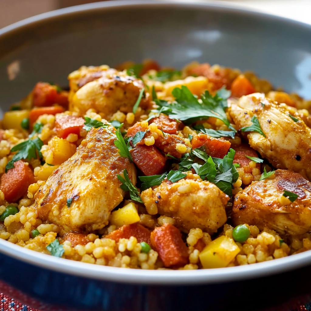 Delicious Moroccan Chicken Couscous Recipe