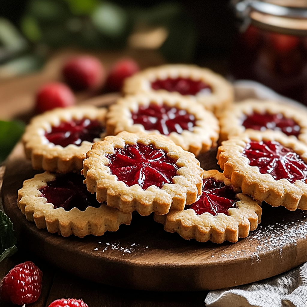 Easy Linzer Berry Cookies Recipe - Daily Family Meals | Tasty Recipes