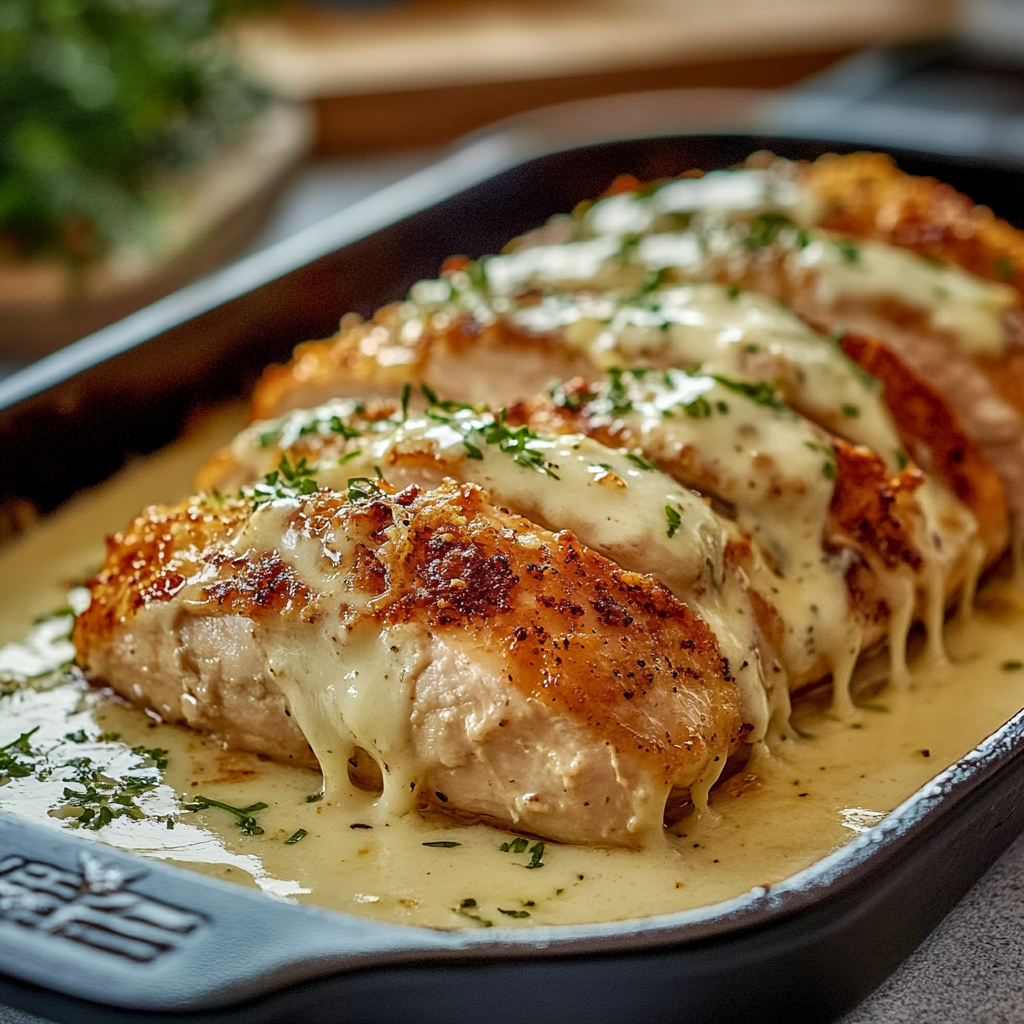 Juicy Baked Caesar Chicken Recipe - Daily Family Meals | Tasty Recipes