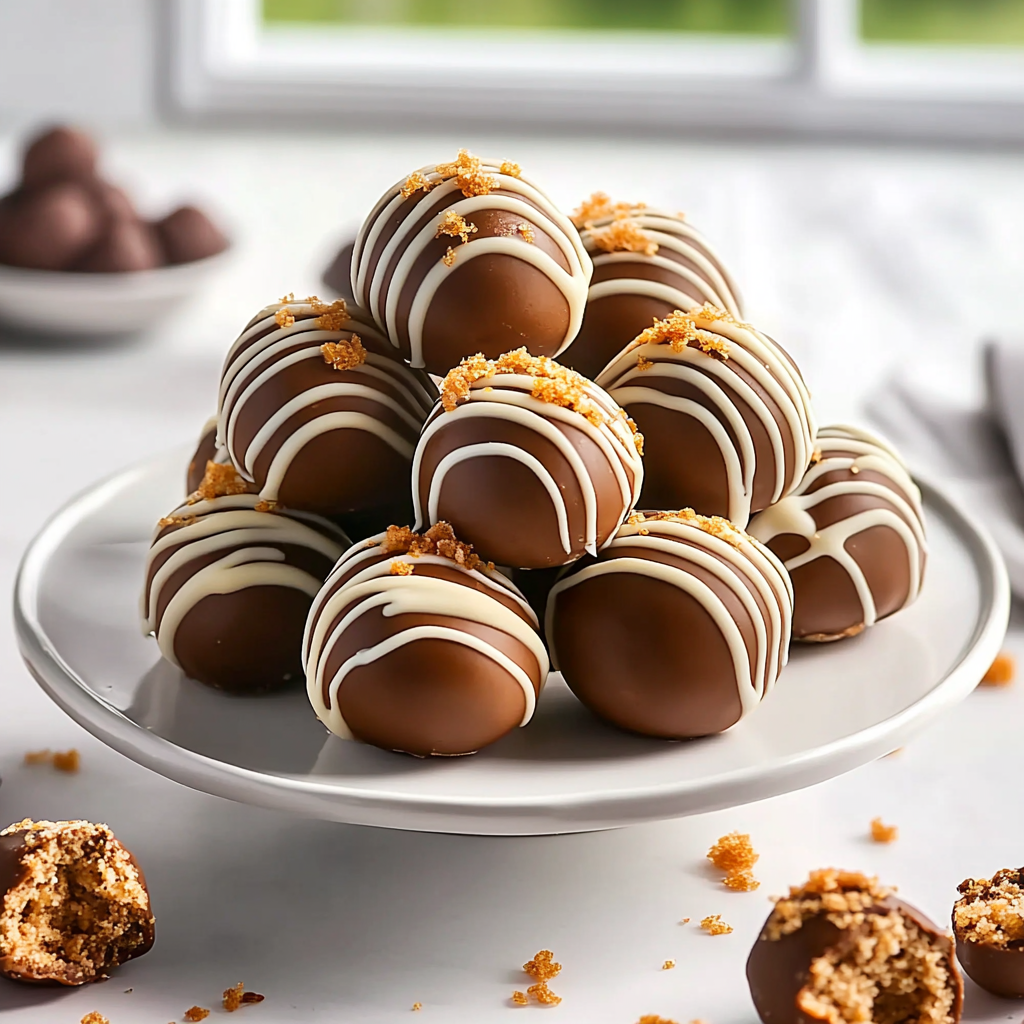 Easy No-Bake Biscoff Cookie Truffles Recipe - Daily Family Meals | Tasty Recipes