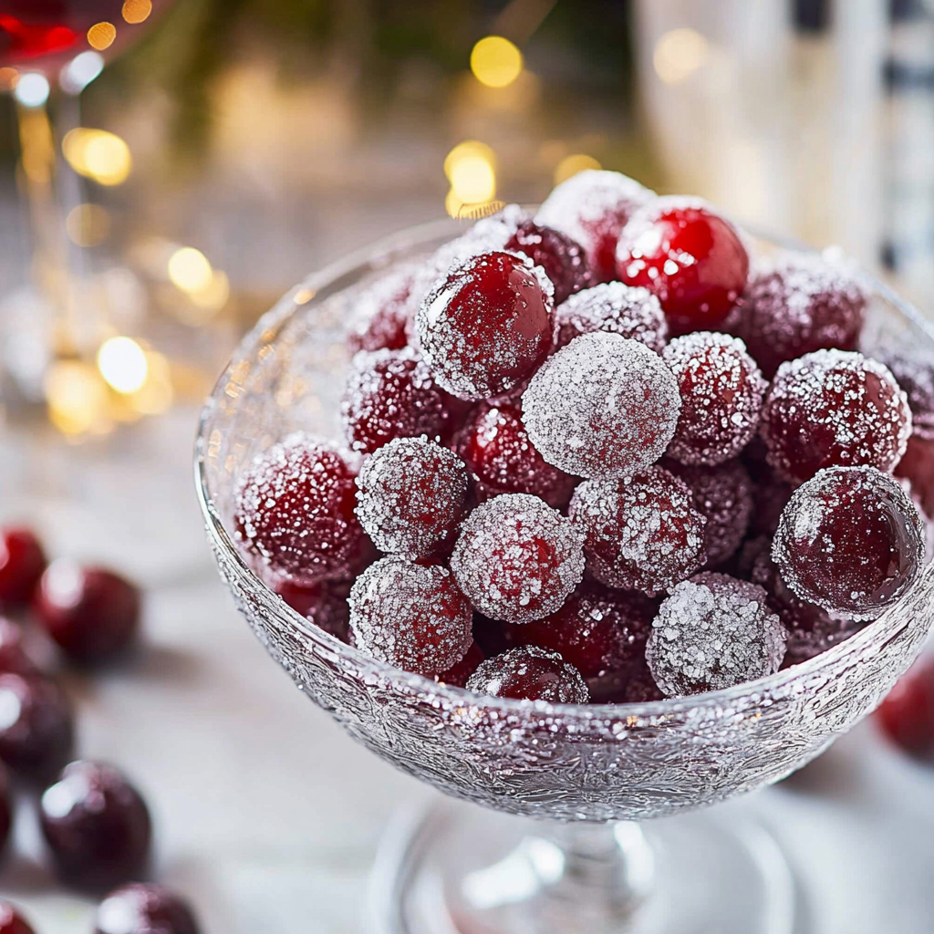 Sparkling Sugared Cranberries with Red Wine - Daily Family Meals ...