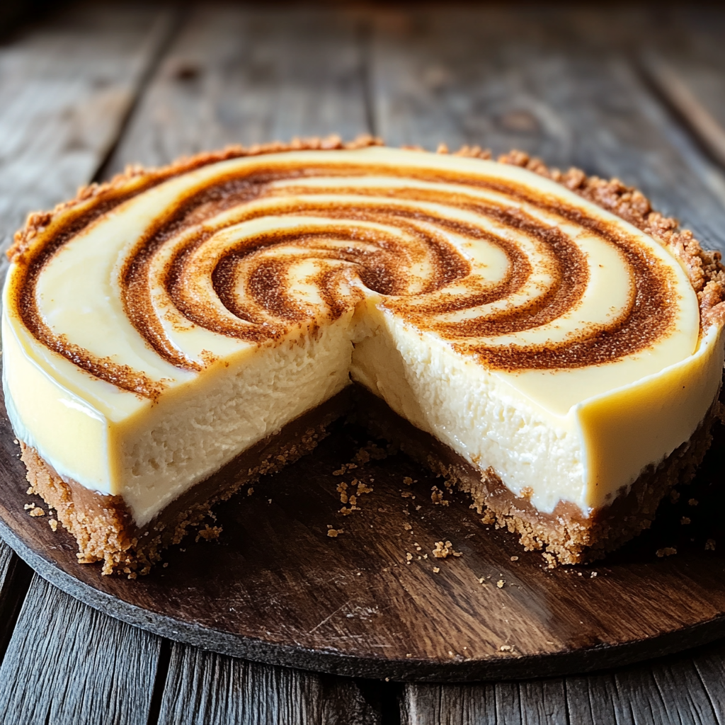 Delicious Cinnamon Swirl Cheesecake Recipe - Daily Family Meals | Tasty ...