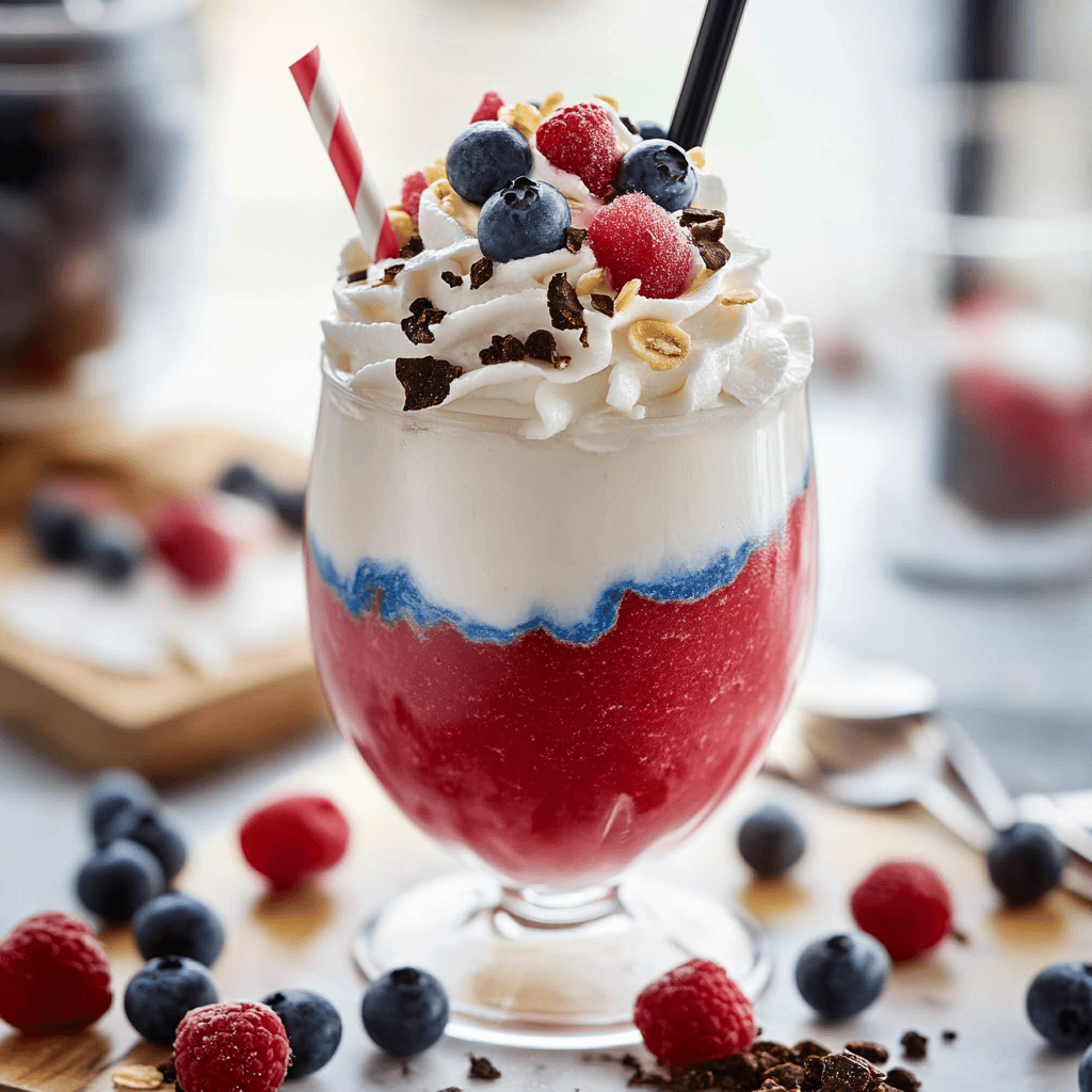 Red, White and Blue Milkshake - Daily Family Meals | Tasty Recipes
