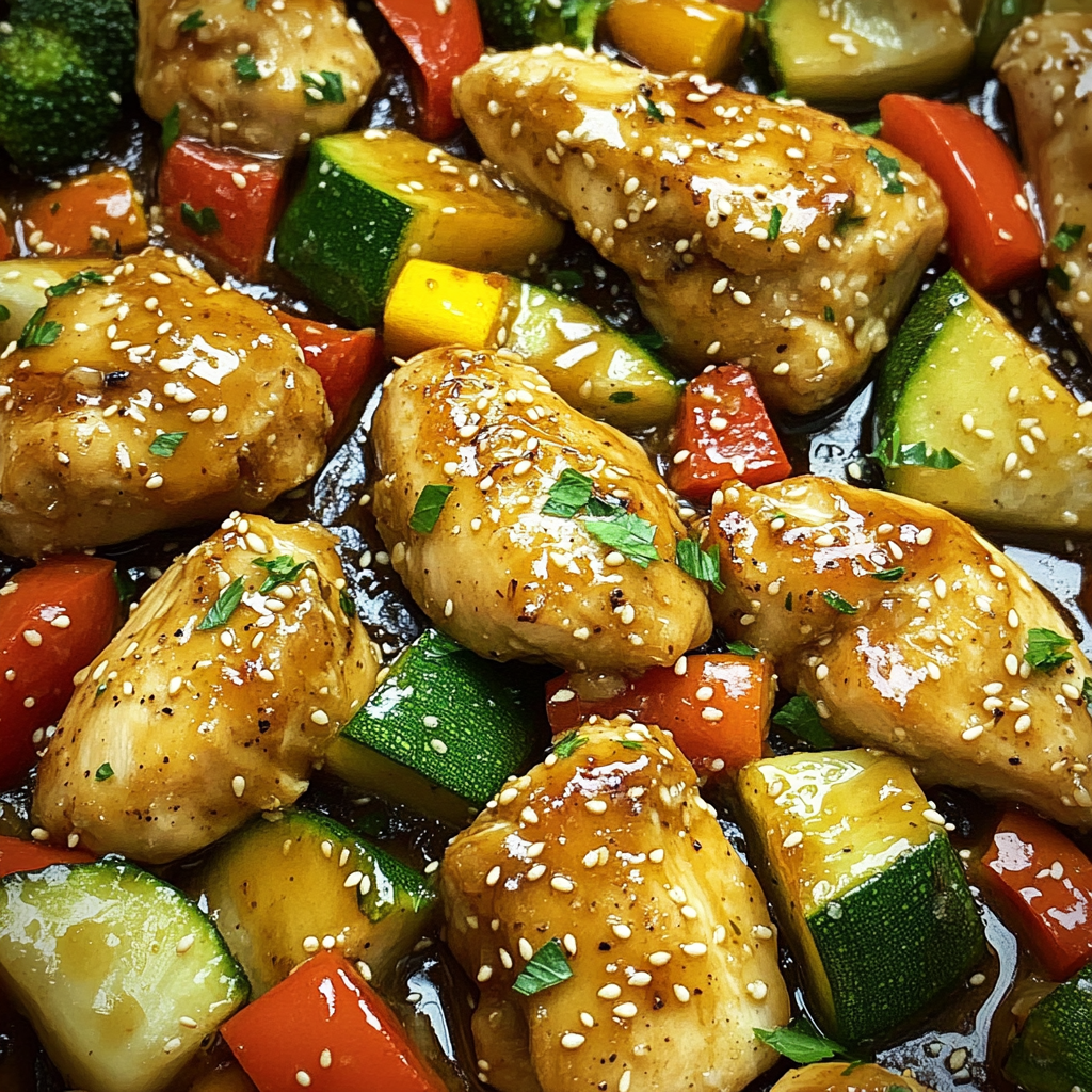 Sheet Pan Sesame Chicken and Veggies